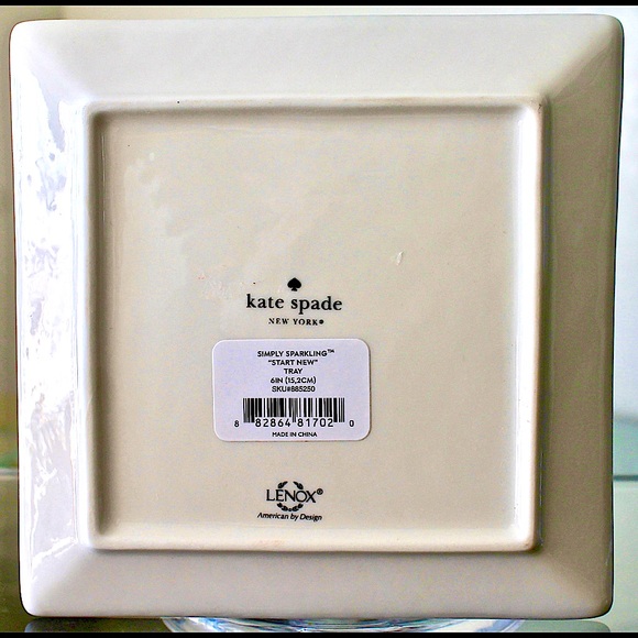 kate spade | Other | Kate Spade Tray Start Something New Simp Sparkling ...
